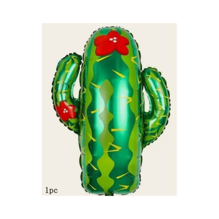 Cactus Shaped Foil Balloon - Pretty Party Shop
