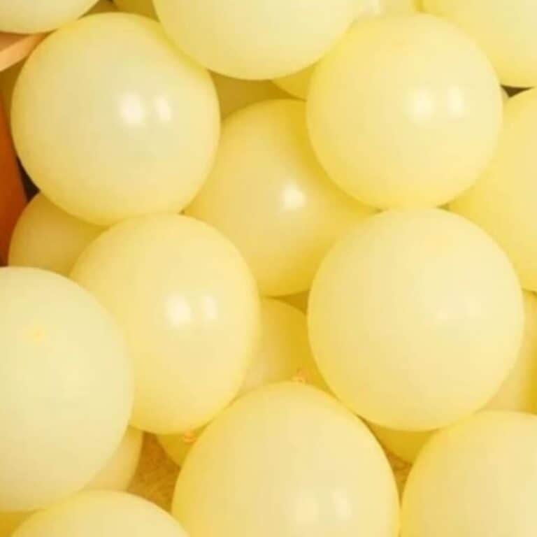 Pastel Yellow Balloon - 10 Piece - Pretty Party Shop