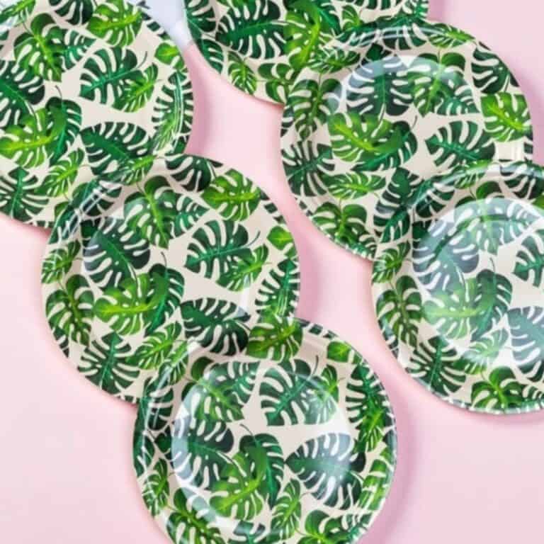 Tropical Paper Plate - 10 Piece - Pretty Party Shop