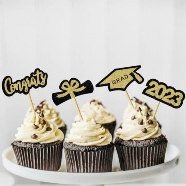 2024 Graduation Cupcake Toppers Datha Eolanda