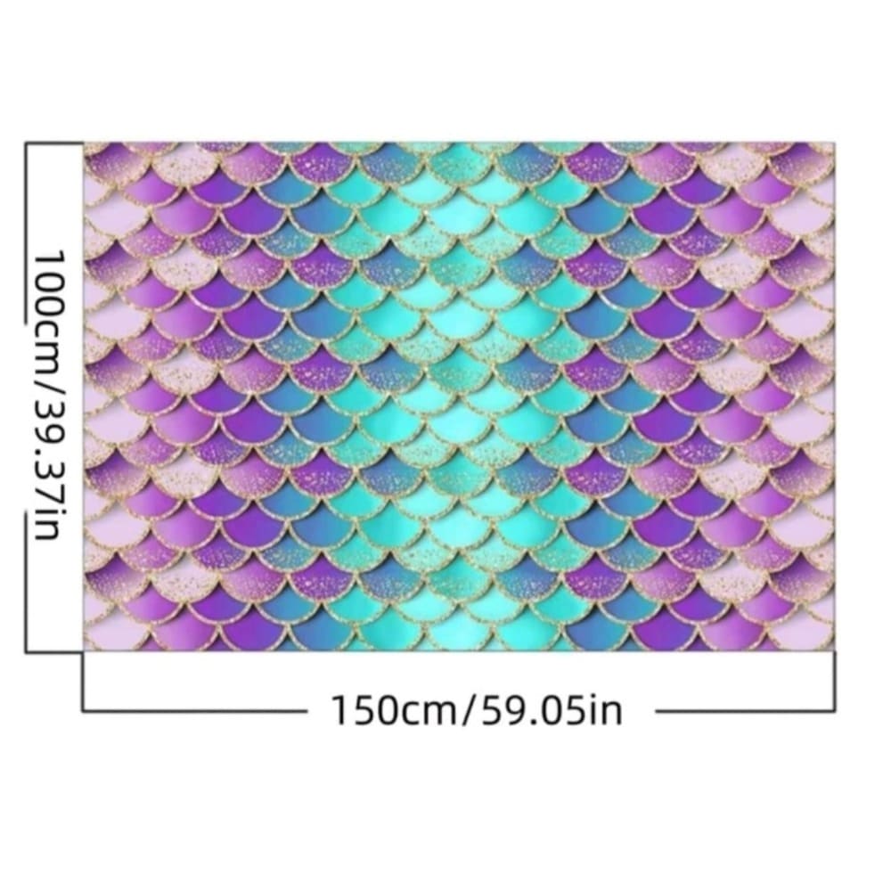 Mermaid Backdrop - Pretty Party Shop